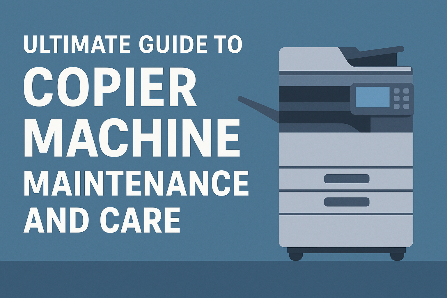 Ultimate Guide to Copier Machine Maintenance and Care